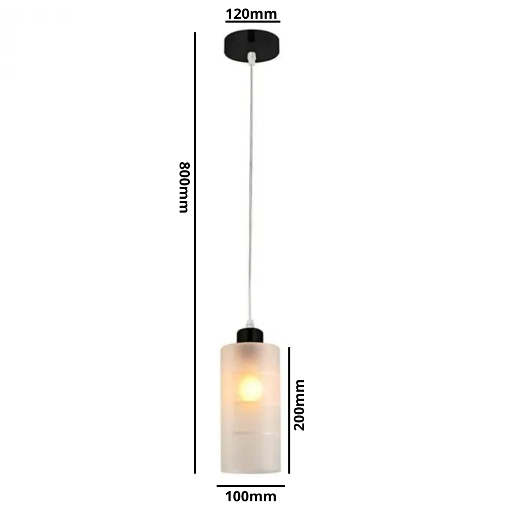 Pendente Primus Smooth Vidro Fosco Branco 1xE27 Avant.