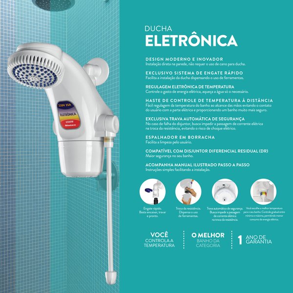 Ducha Eletrônica 220V 7000W Sintex