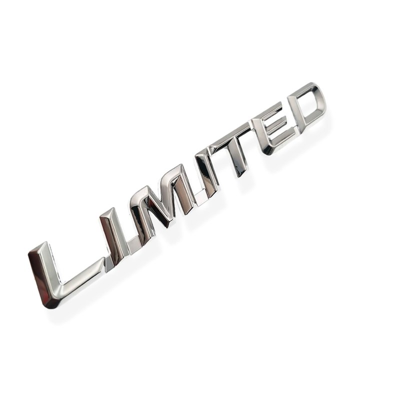 Emblema Metal Limited Cromado