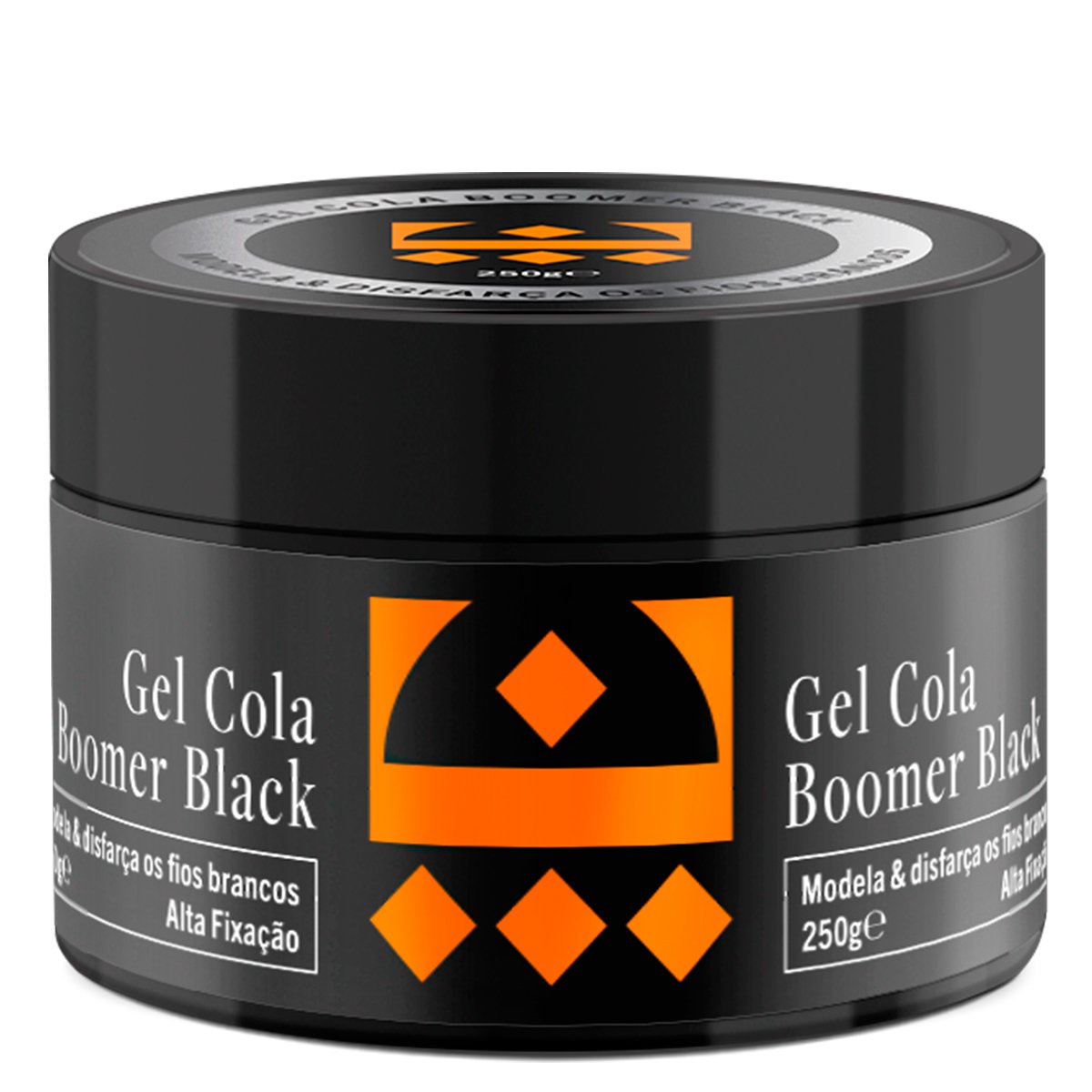 Gel Cola para Cabelo Boomer Black Embaixador 250g