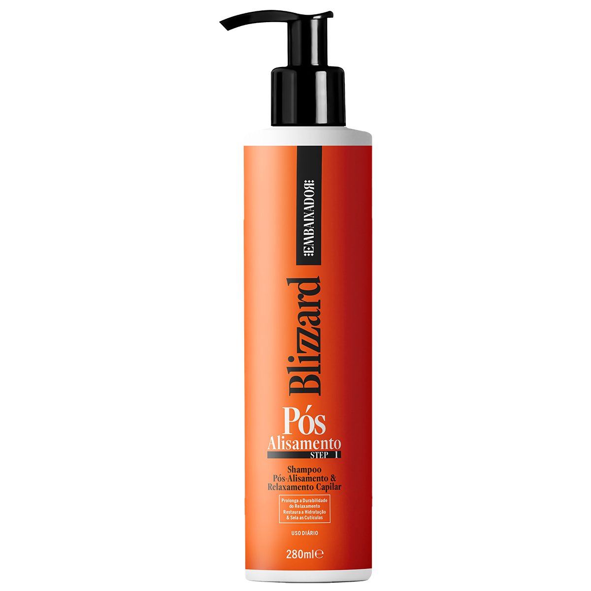 Shampoo Pós Alisamento e Relaxamento Blizzard Embaixador 280ml