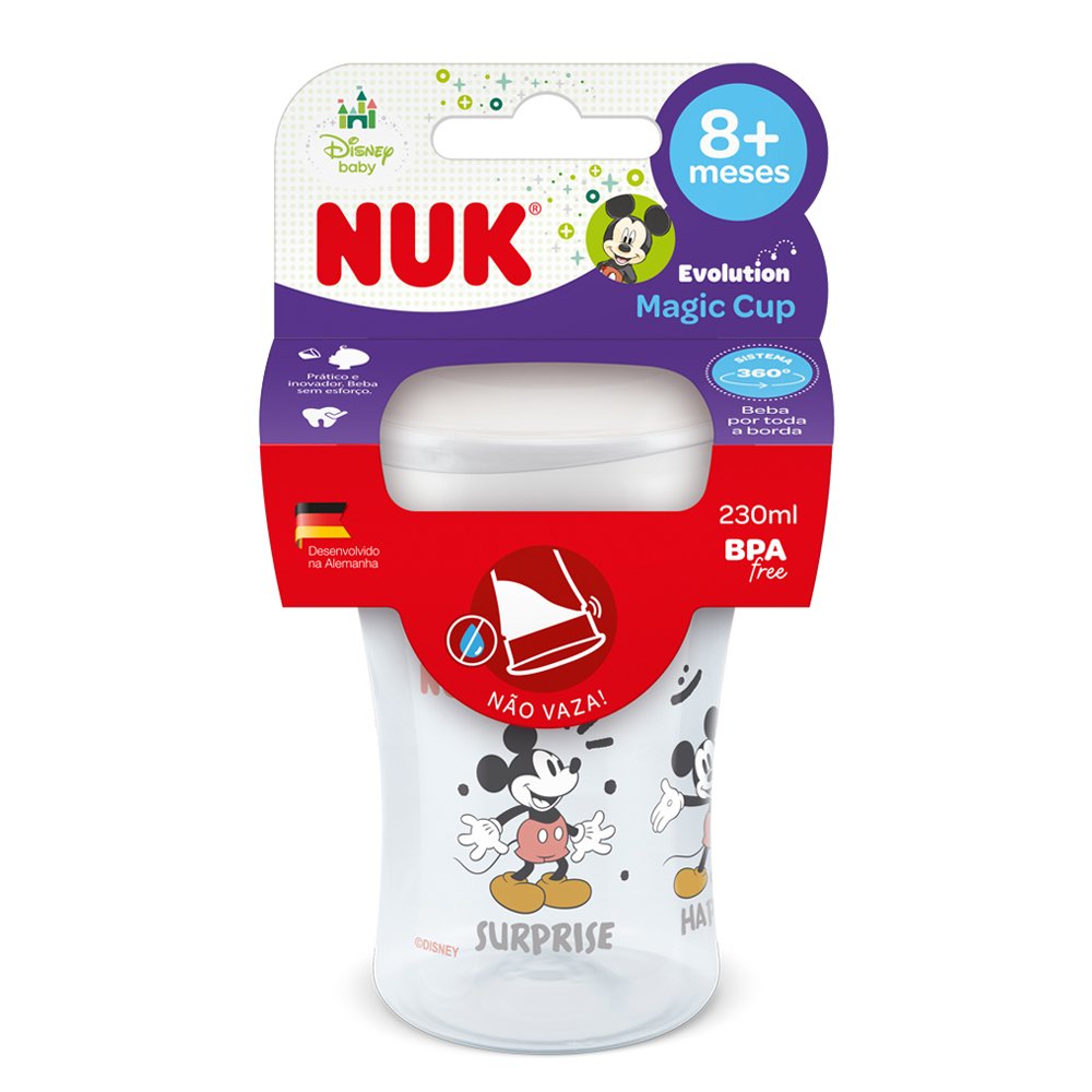 Copo Antivazamento 360° NUK Magic Cup Disney 230ml Neutro
