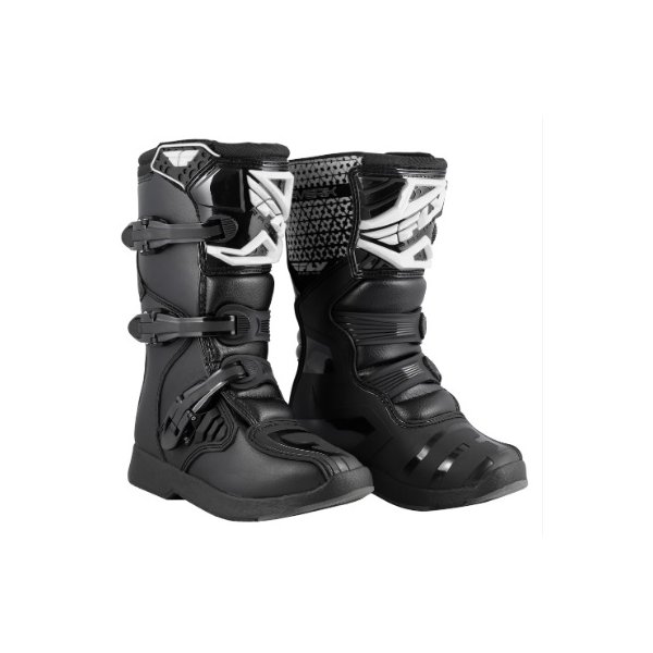 Bota Infantil FLY Racing Maverick Juvenil - Cor Preto