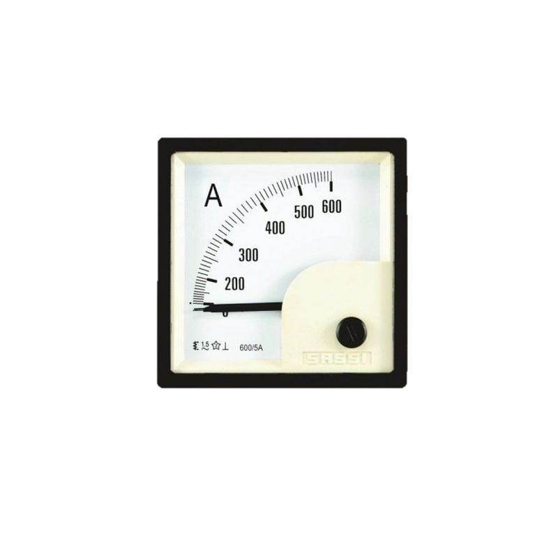 Amperímetro Analógico FM 96x96 600/5A Sassi