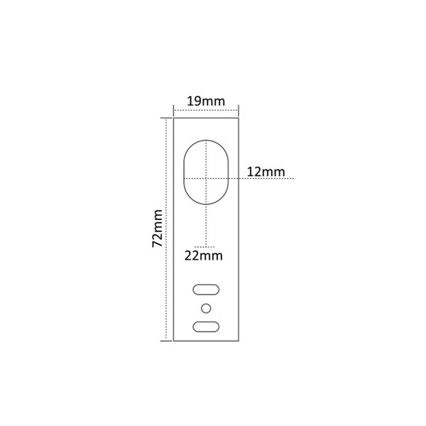 Base De Montagem Sensor M12 - UP Electronic