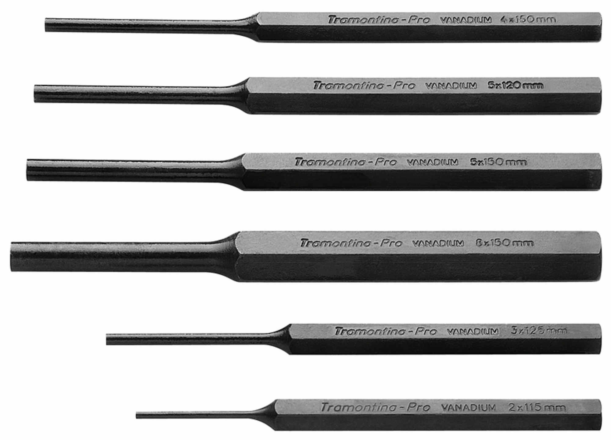 Jogo Saca-pino Paralelos 6 Peças Tramontina PRO - 44471206