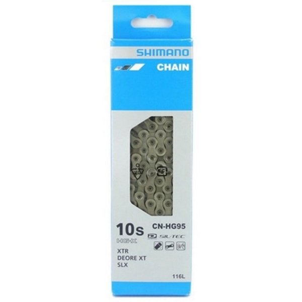 Corrente CN-HG95 XTR/DEORE XT/SLX 10v 116 Elos HG-X, Sil-tec Dynasys ...