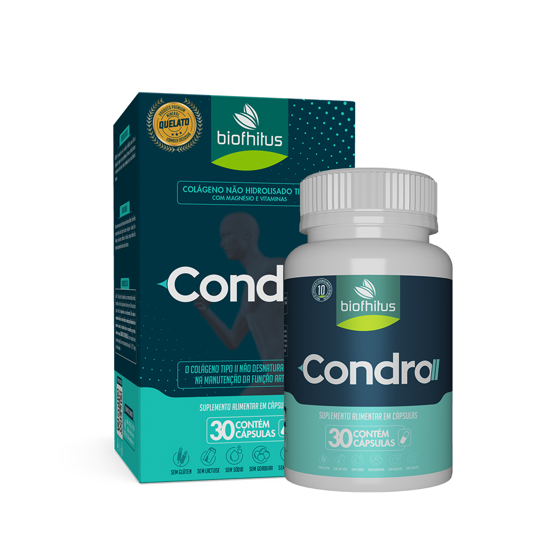 CONDRO - COLÁGENO TIPO II - DORES NAS ARTICULAÇÕES