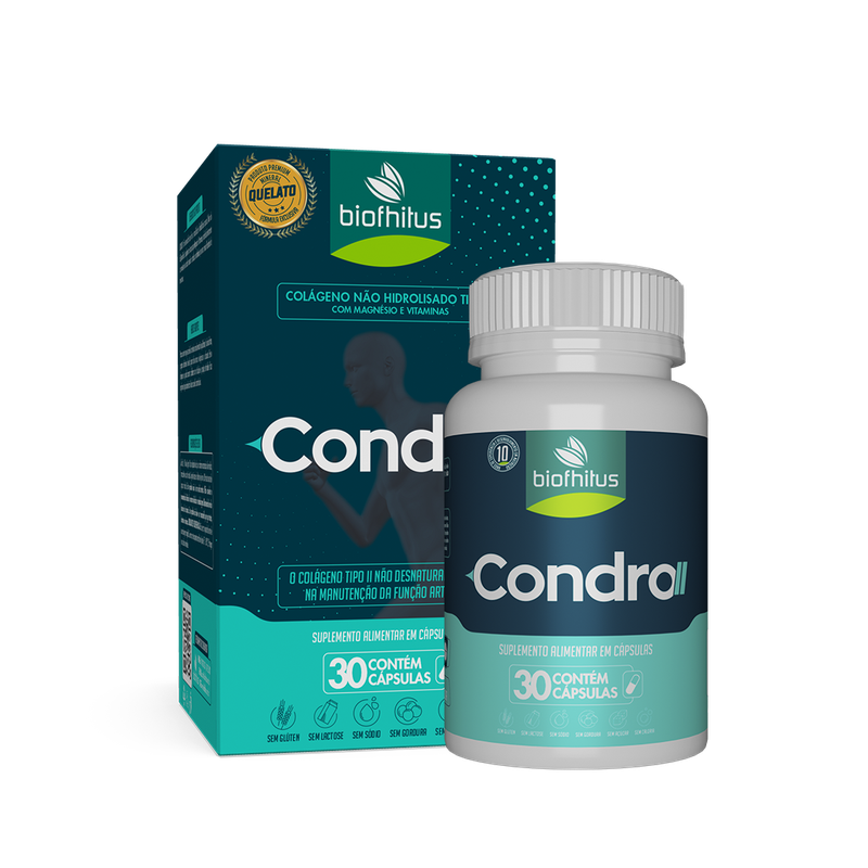 CONDRO - COLÁGENO TIPO II - DORES NAS ARTICULAÇÕES