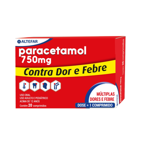 Paracetamol 750mg 20cp Altefar