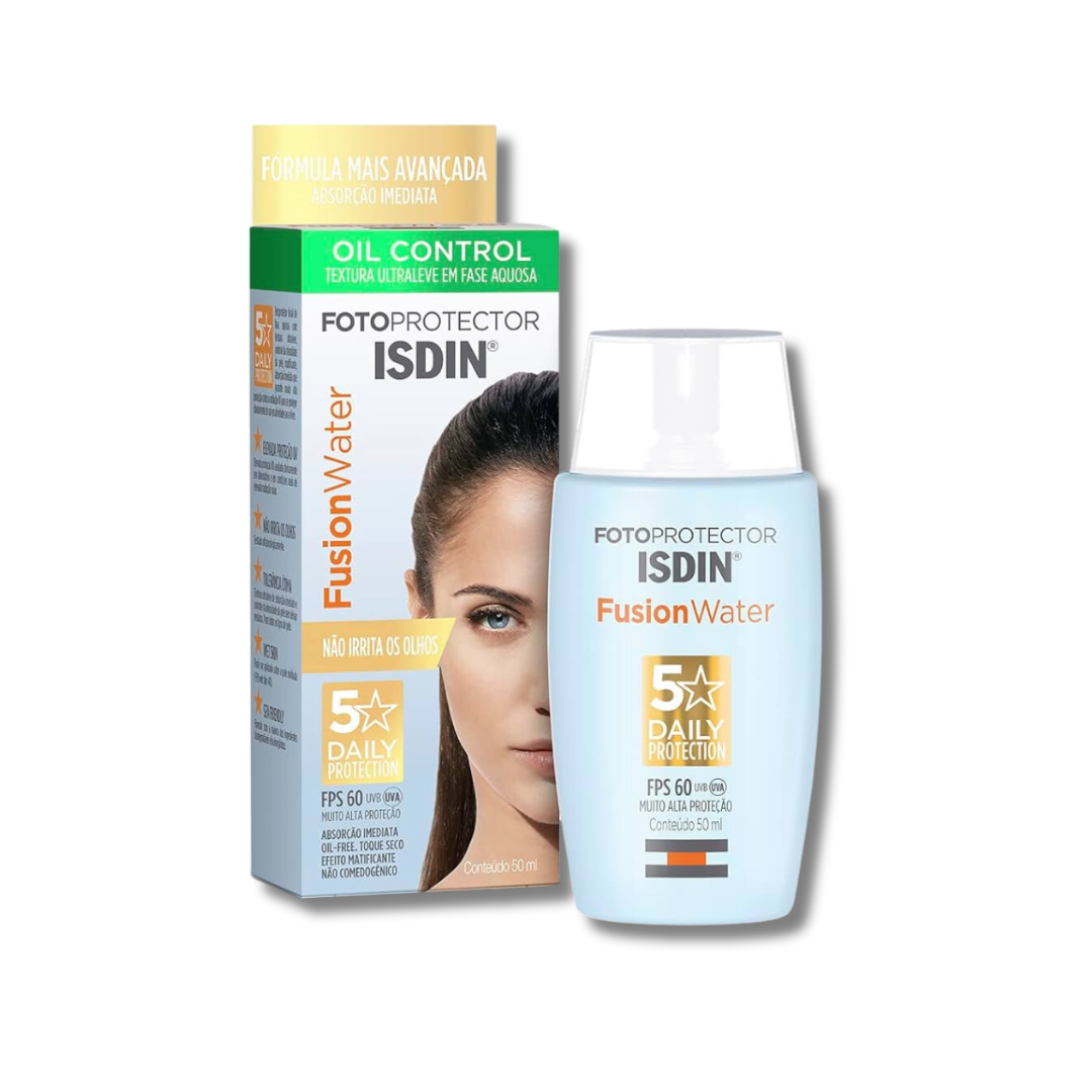 Foto Protector Fusion Water Sem Cor ISDIN FPS 60 50ml
