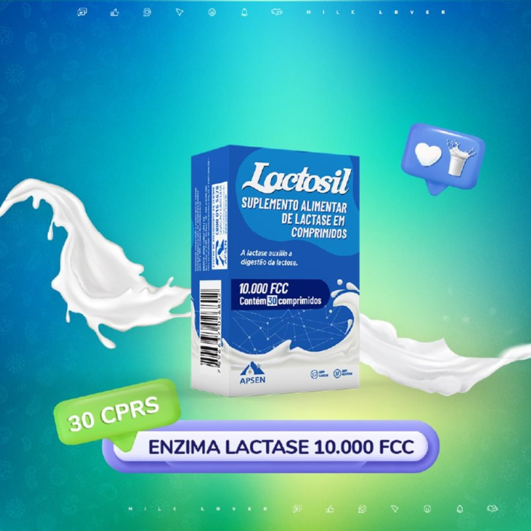 Lactosil Lactase 10.000 FCC 30 Comprimidos