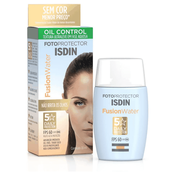 Foto Protector Fusion Water Sem Cor ISDIN FPS 60 30ml