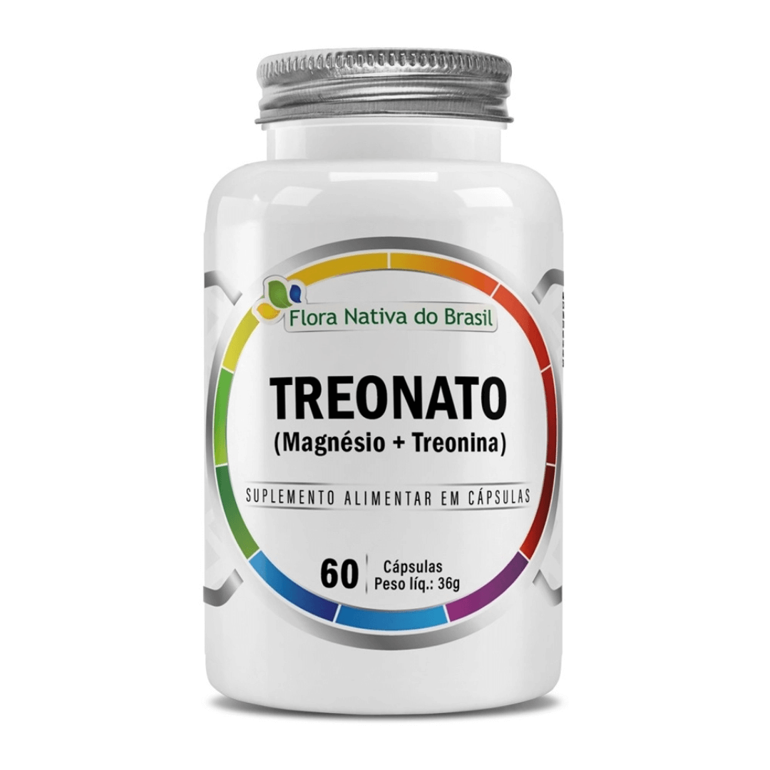 Treonato (Magnésio + Treonina) 60 Cápsulas