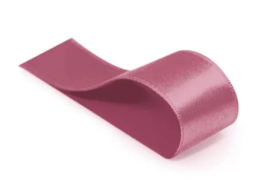 Fita Cetim Liso Rosê Cromus - 6,5mmx10m