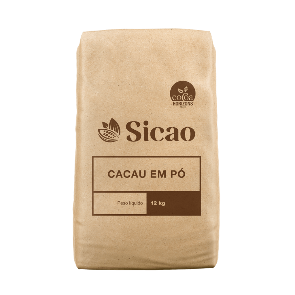 Saca Cacau em pó 100% Sicao - 12kg