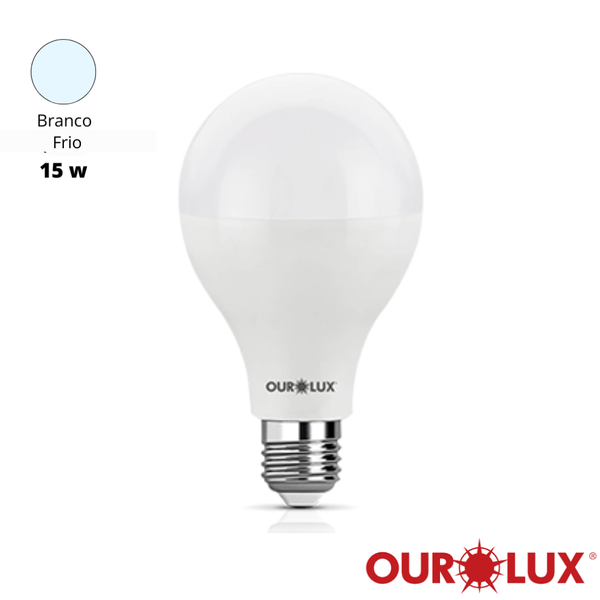 Lâmpada Led 6500k 15W - Ourolux