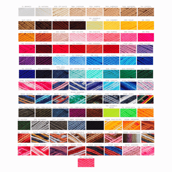 Fio/Lã Círculo Mollet 100% Acrílico - 200m - 40g