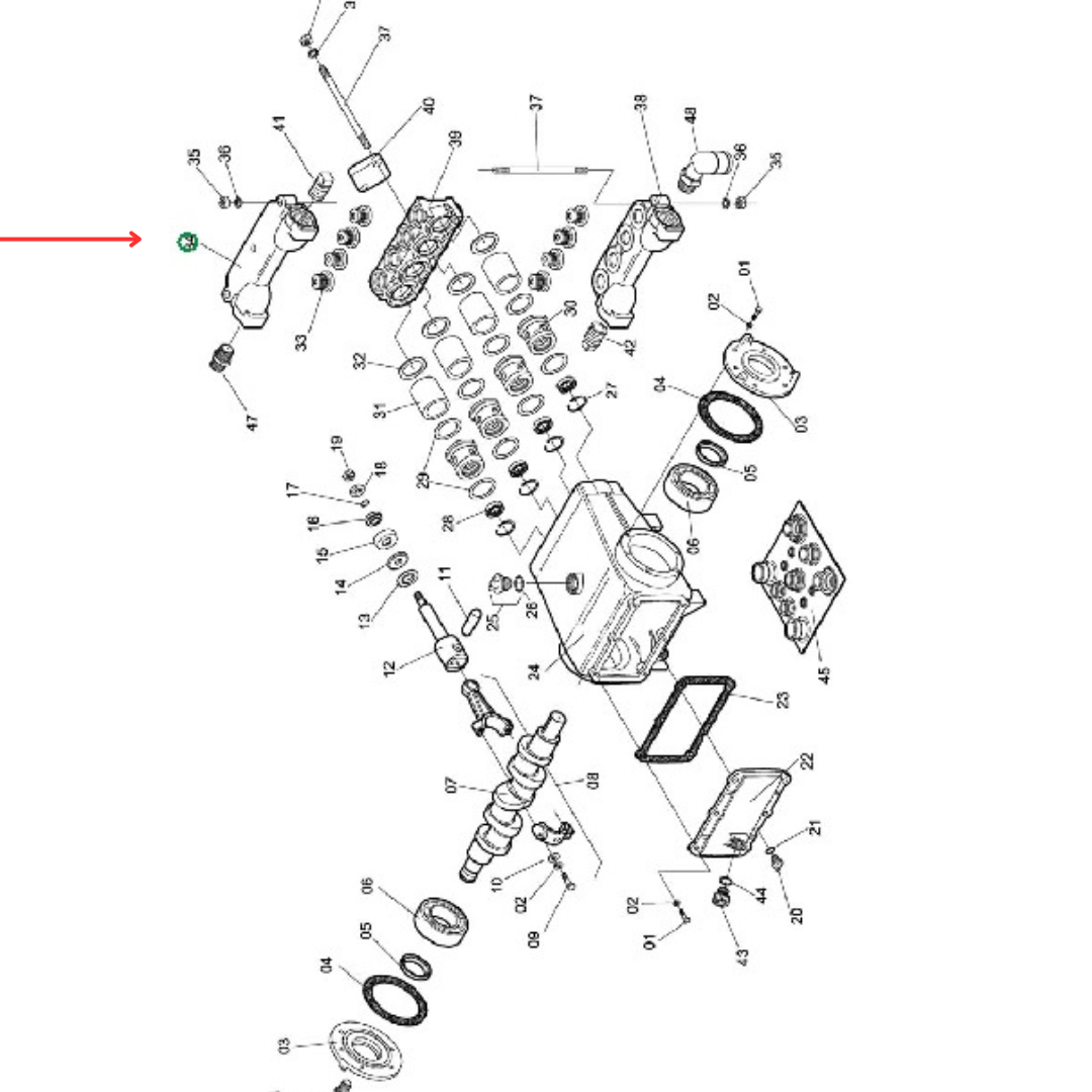 TAMPA DAS VALVULAS JP100 - 729111 - Jacto