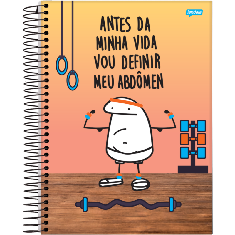 Caderno Espiral Universitário Capa Dura 1 Matéria 80Fls Flork - Flork 4 ...