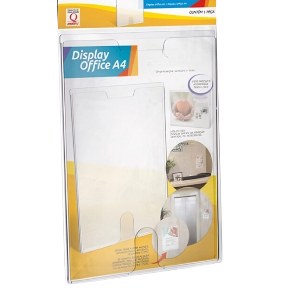Quadro de Avisos Display Office a4 MAXCRIL - Frame Papelaria