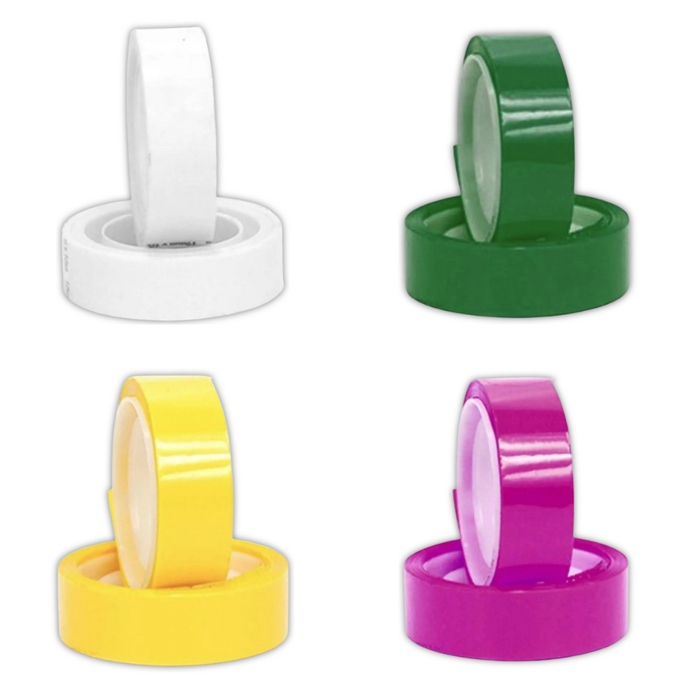 Fita Adesiva Colorida 12mm x 10m BRW Amarelo