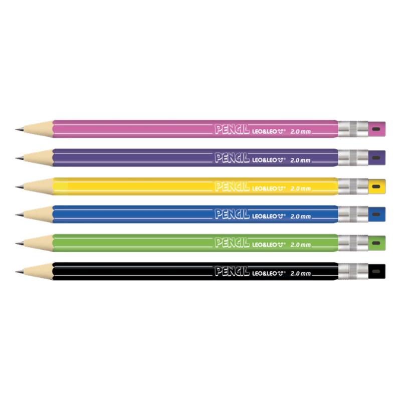 Lapiseira Pencil com Grafite 2.0 LEO&LEO - Amarelo