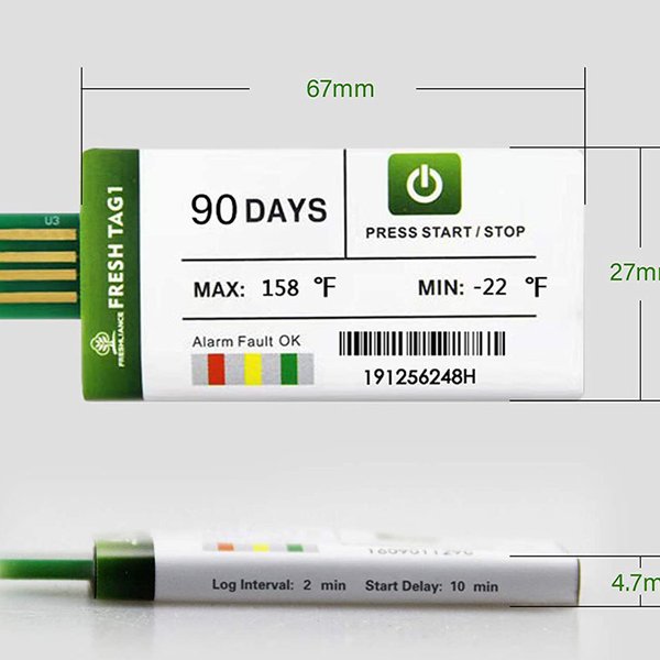 Registrador de Temperatura / Termógrafo / Fresh TAG1