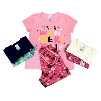 Kit Conjunto Juvenil Verão 3 Unidades 0001 - Kappes