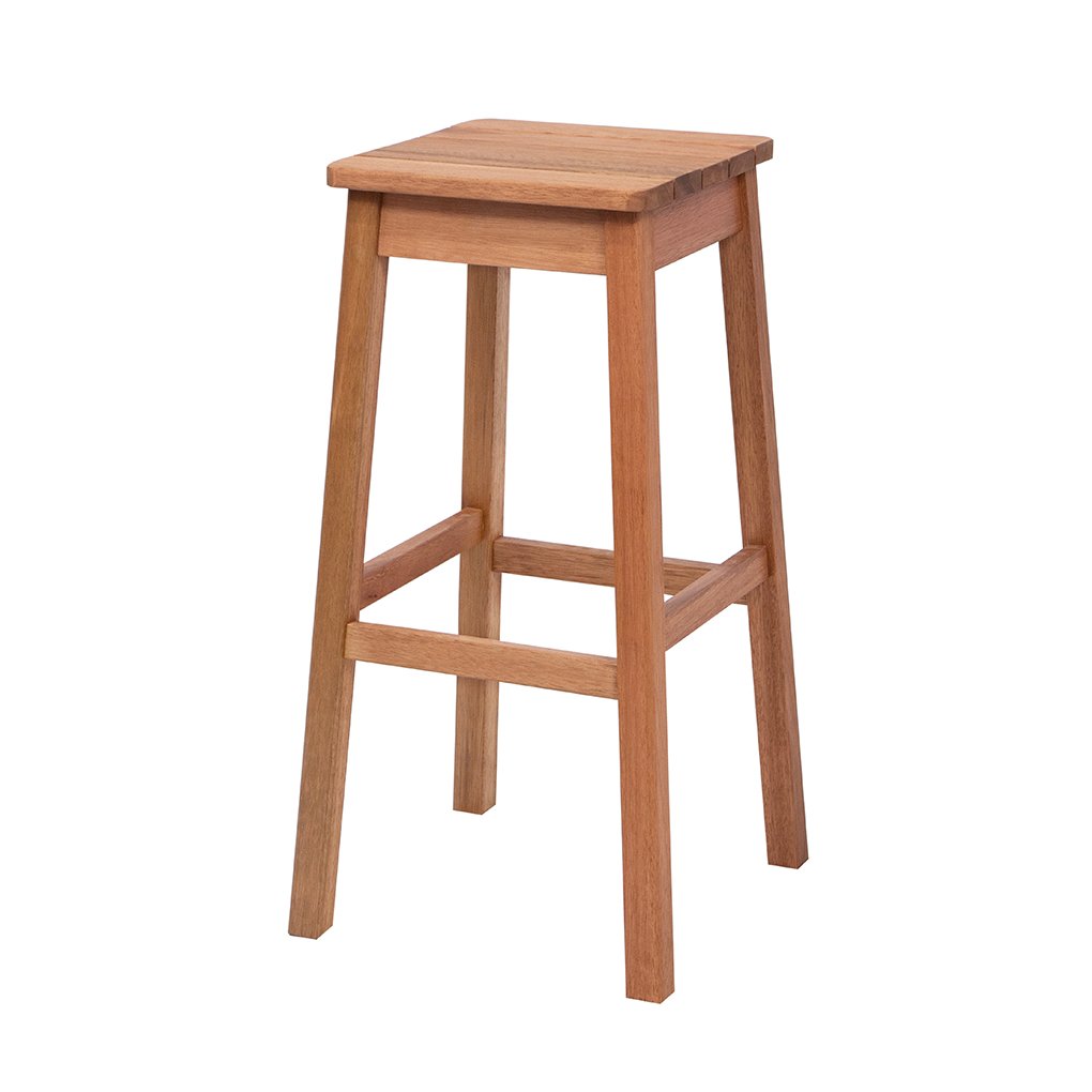 Banco Alto Madeira de Eucalipto - Garden Móveis