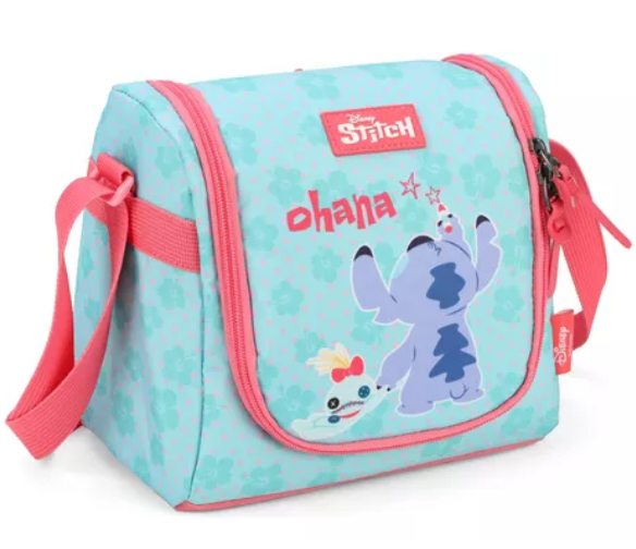 Lancheira Stitch Verde - Luxcel
