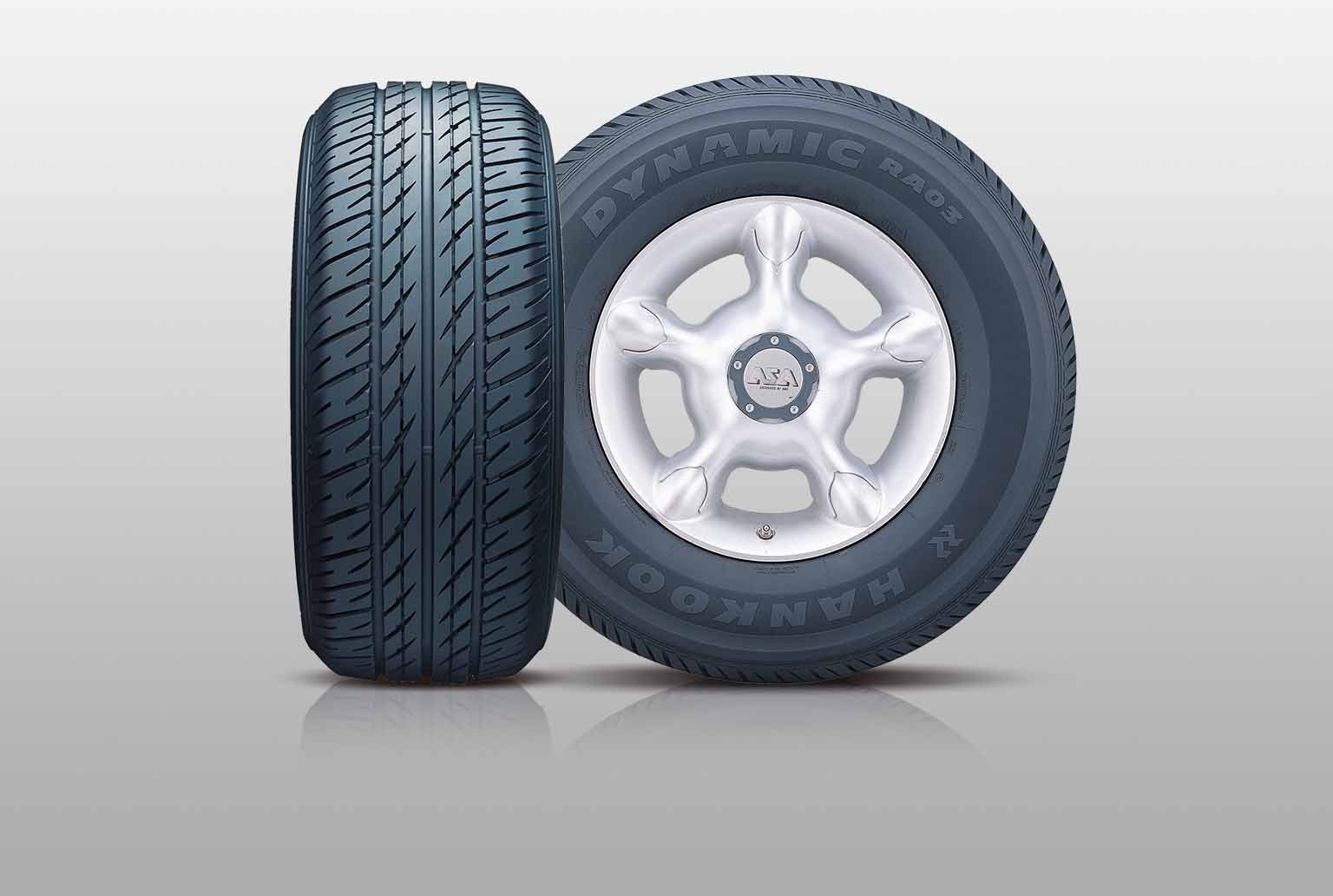 Pneu 255/60 R15 Dynamic RA03 Hankook 102H 4 Pneus