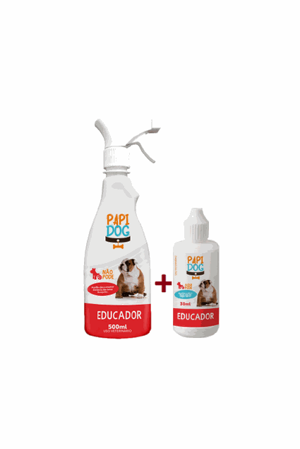 Kit Educador Papi Dog Spray Não Pode/Aqui Pode