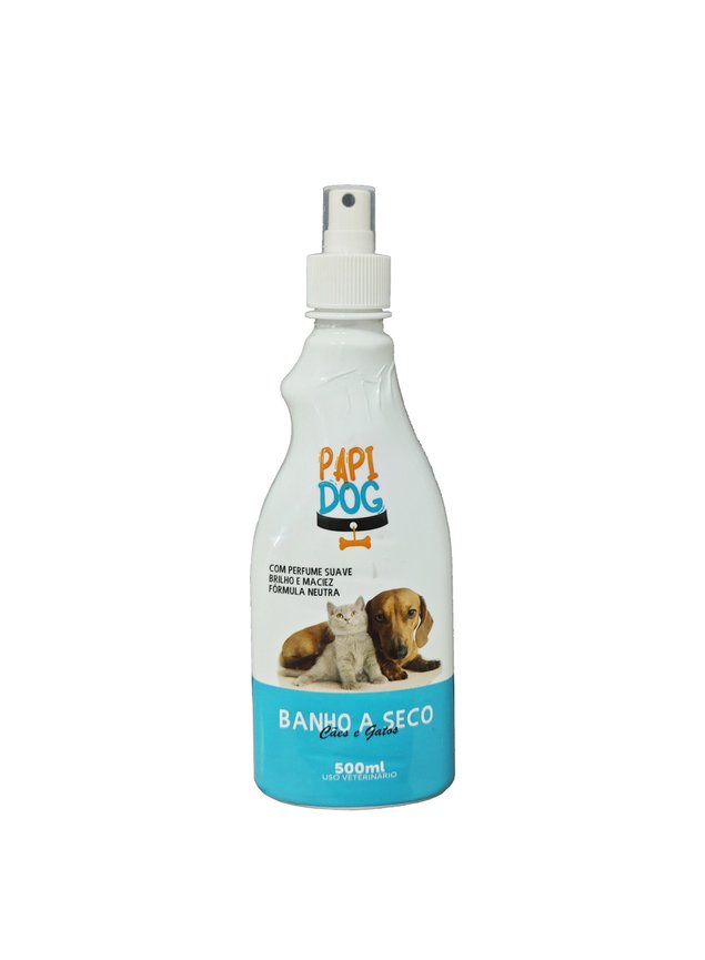 Spray Banho a Seco Papi Dog 500ml