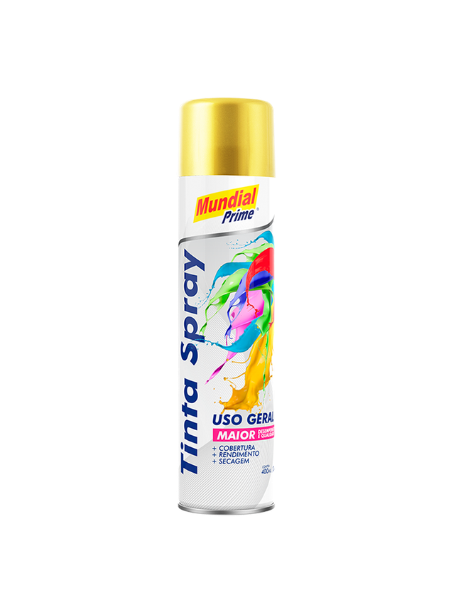Tinta Spray 400ml Dourado