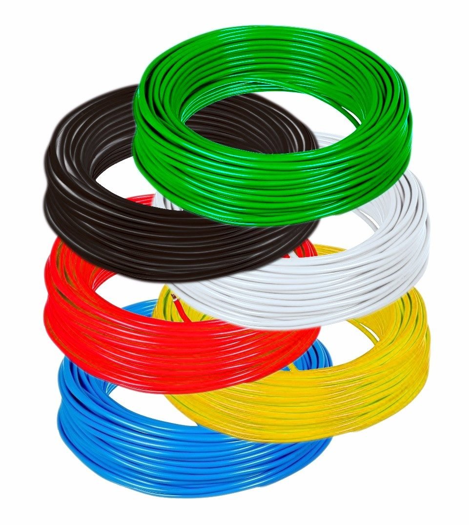 Fio Cabo Flex vel 100 Metros 750V 1 5mm Preto Sil Fio Cabo Flex vel 100 Metros 750V 1 5mm Preto Sil