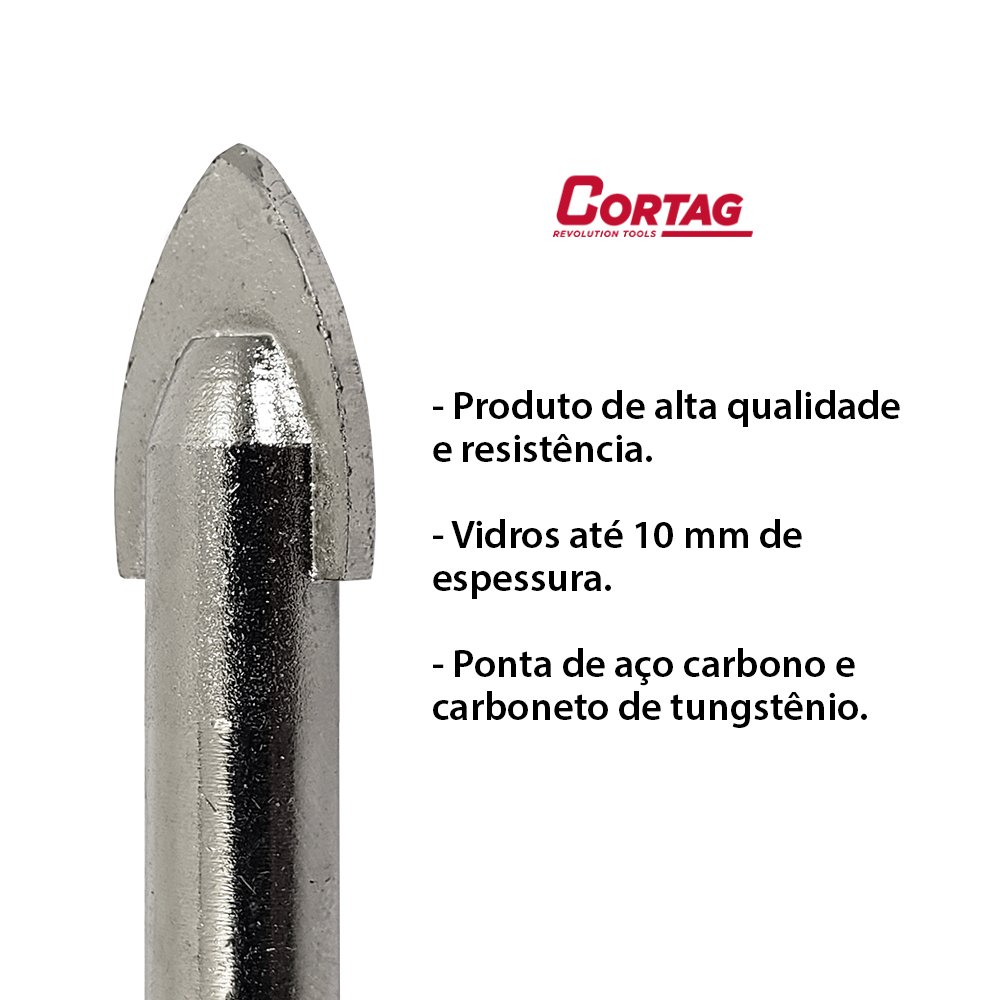 Broca Cortag Para Vidro! GTN-Shop Melhores Ofertas!