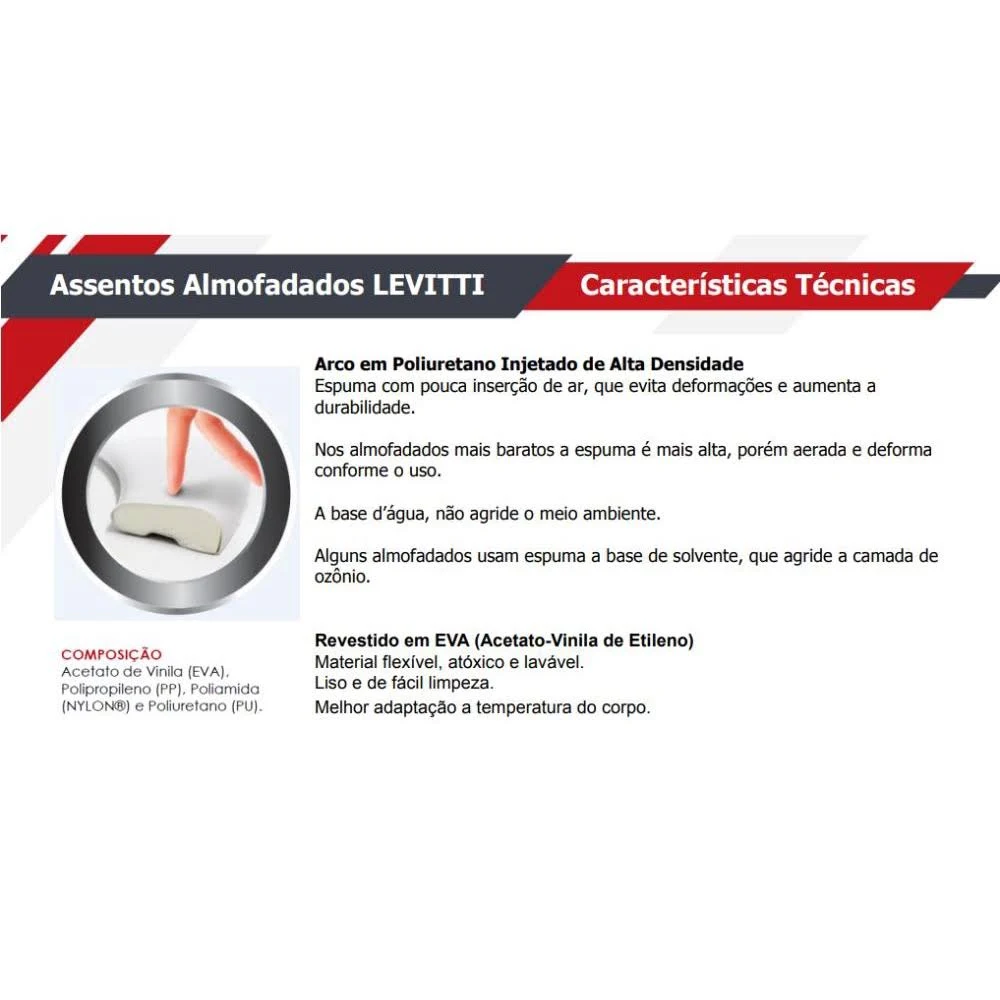 Tampa Assento Sanitário Levitti Envolvente 7150111 Lorenzetti!