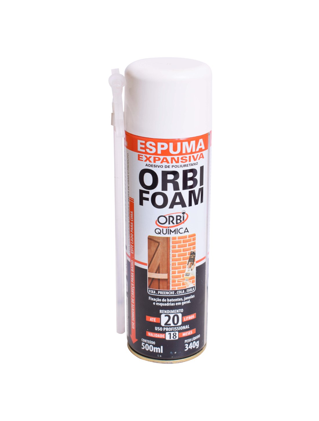 Espuma De Pol 500Ml (340Gr) Orbi Quimica - 500ML (340Gr) Orbi