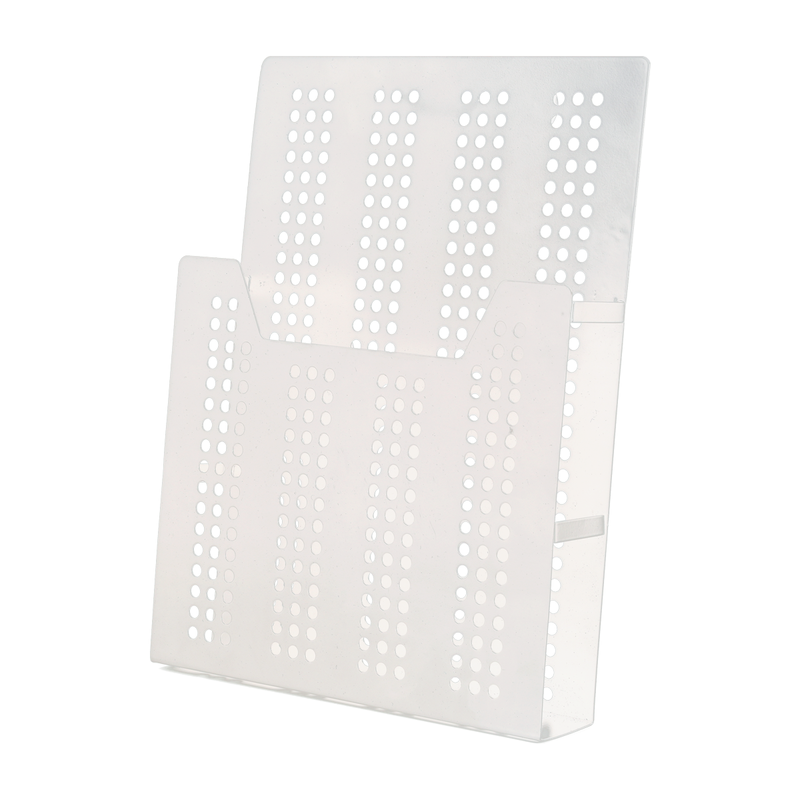 Porta Documentos e Revistas de Parede Branco