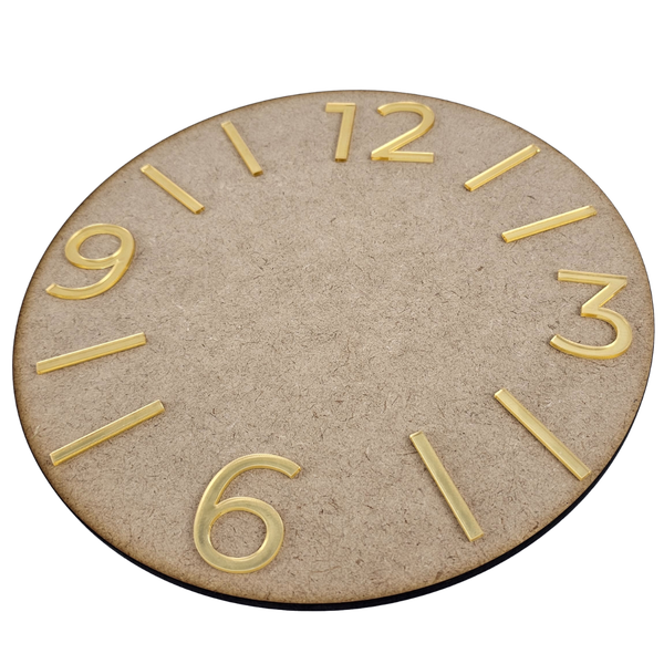 Kit Números para Relógio Dourado Grande