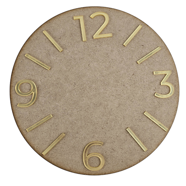 Kit Números para Relógio Dourado Grande