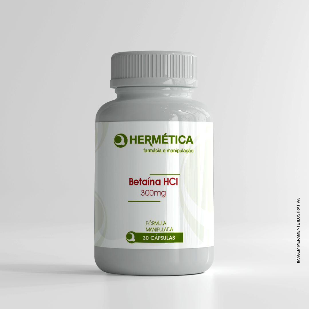 Betaína HCL 300mg