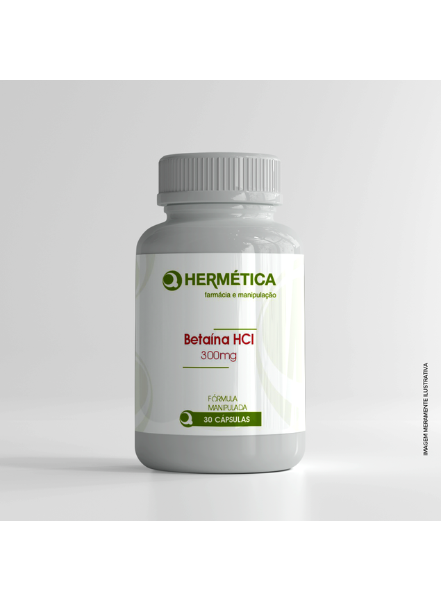 Betaína HCL 300mg