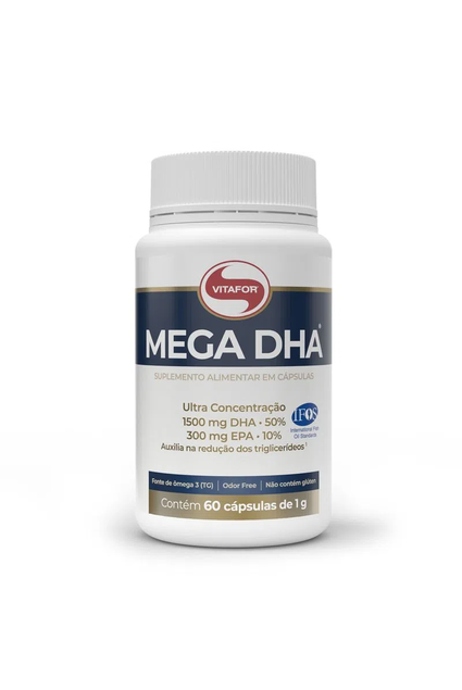 Mega DHA - 60 cápsulas - Vitafor
