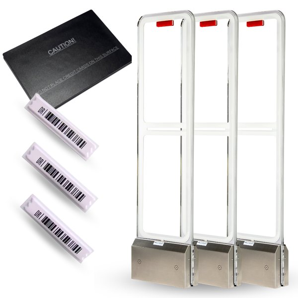 Kit Antifurto Completo ACRÍLICA AM com Três Antenas - Hexport Equipamentos