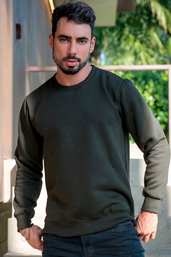 Blusa de Moletom Peluciado Masculino Focus | Hiatto
