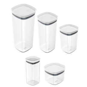 Kit 5 Potes Hermético - HZOR