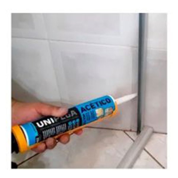 Silicone Acético Multiuso Incolor 250ml 12 Unidades Unipega