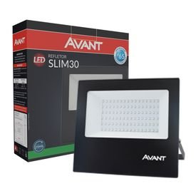 Refletor Led Verde Slim 30W Bivolt Avant